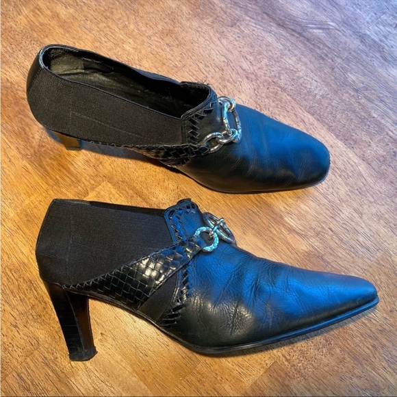 Brighton | Shoes | Brighton Rizzo Leather Heels | Poshmark